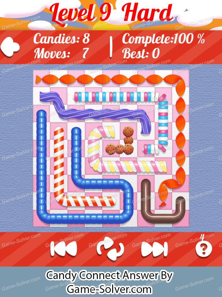 Candy Connect 9x9 Hard Level 9 • Game Solver