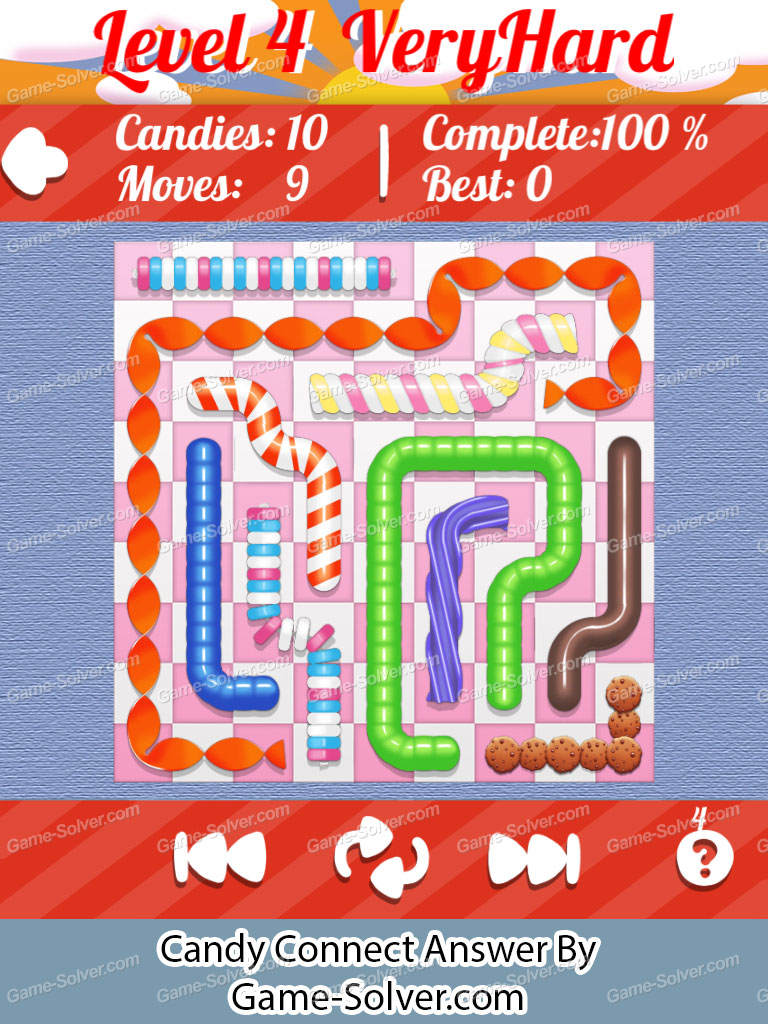 Candy Connect 9x9 Very Hard Level 4 • Game Solver