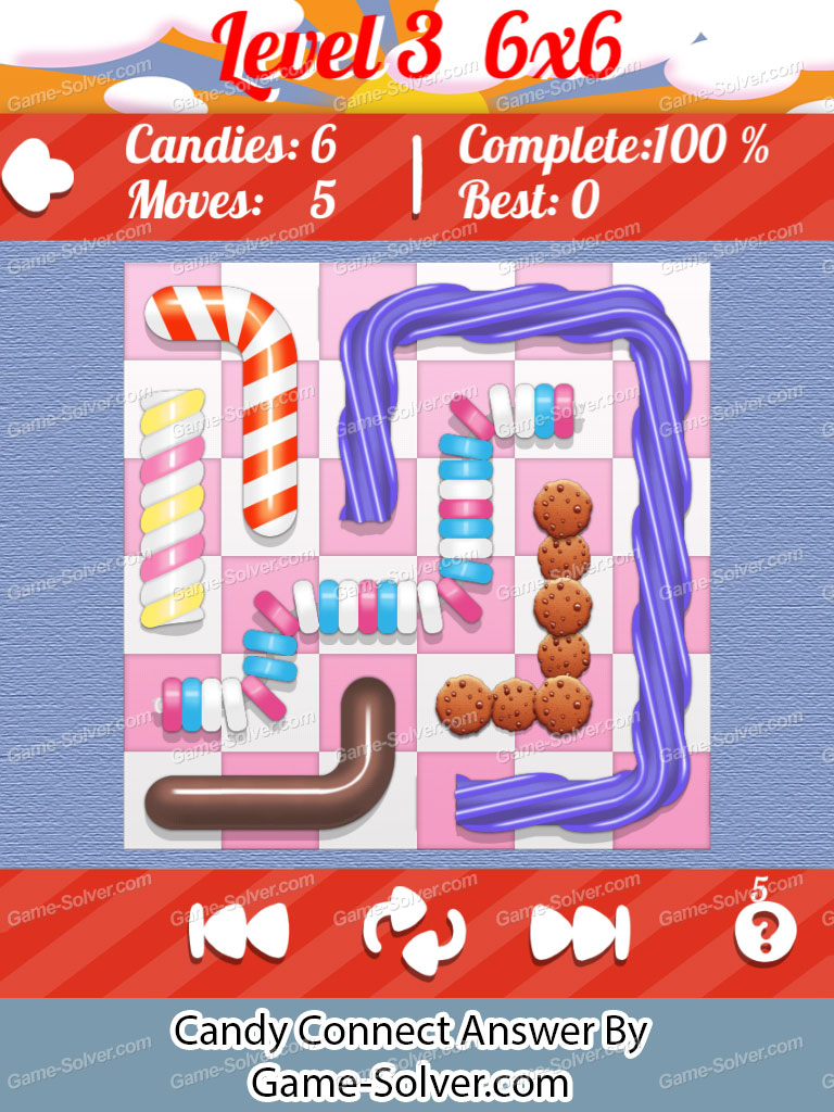 Candy Connect Bonus Pack 6x6 Level 3 • Game Solver