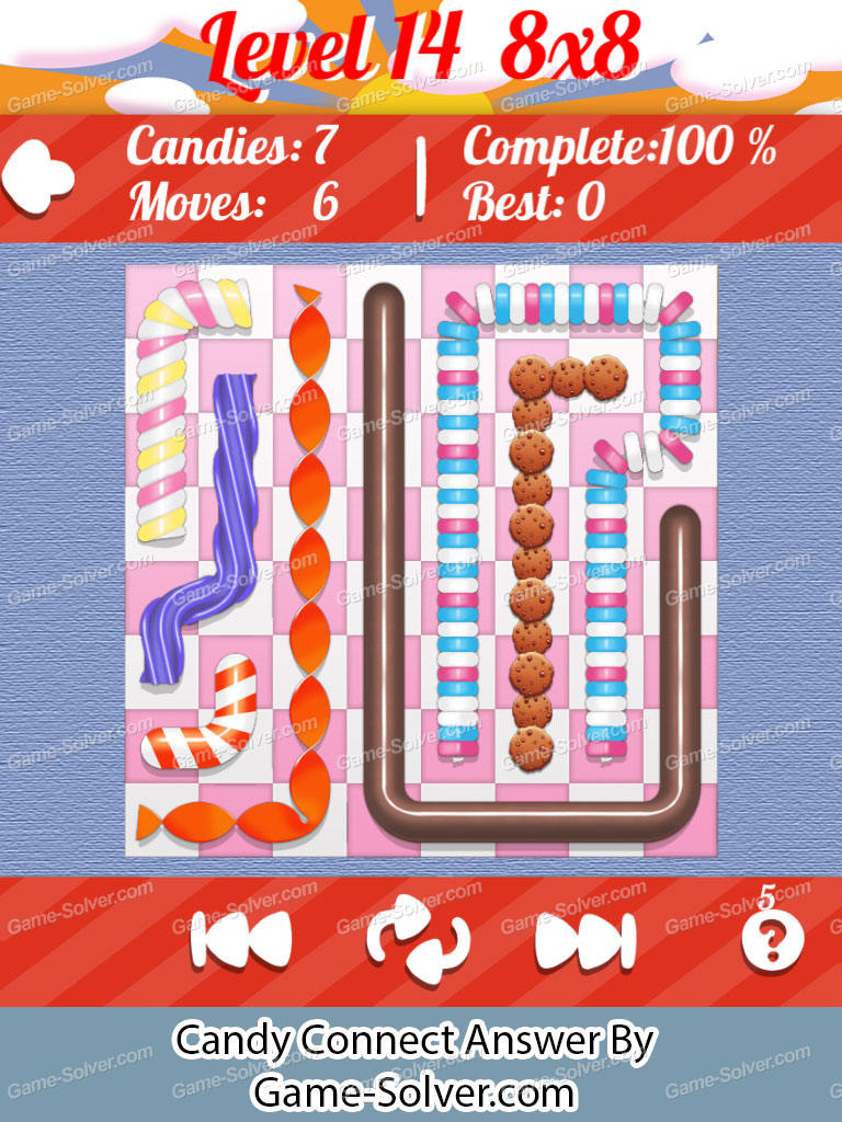 Candy Connect Bonus Pack 8x8 Level 14 • Game Solver