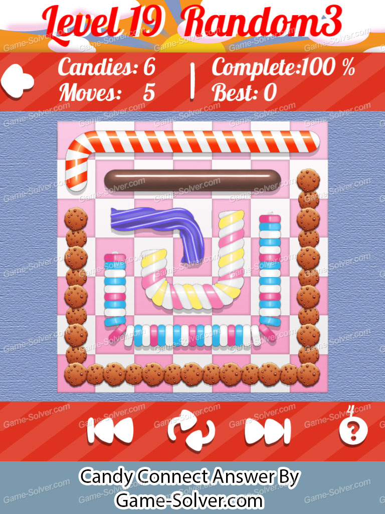 Candy Connect Rainbow Pack Random 3 Level 19 • Game Solver