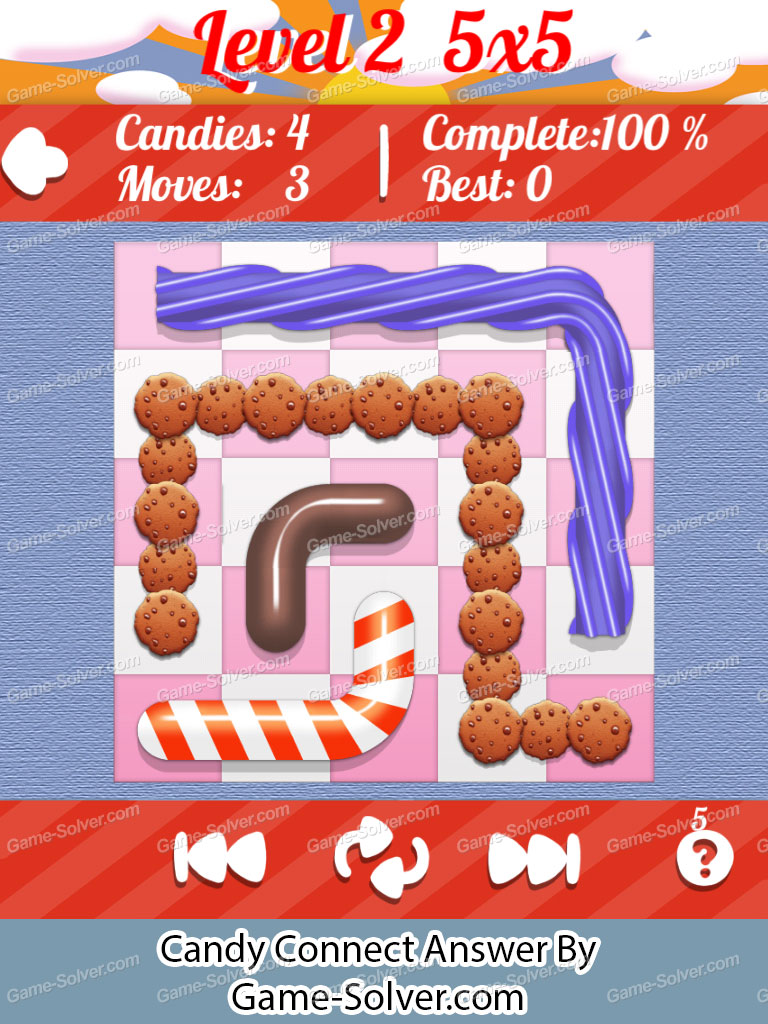Candy Connect Regular Pack 5x5 Level 2 • Game Solver