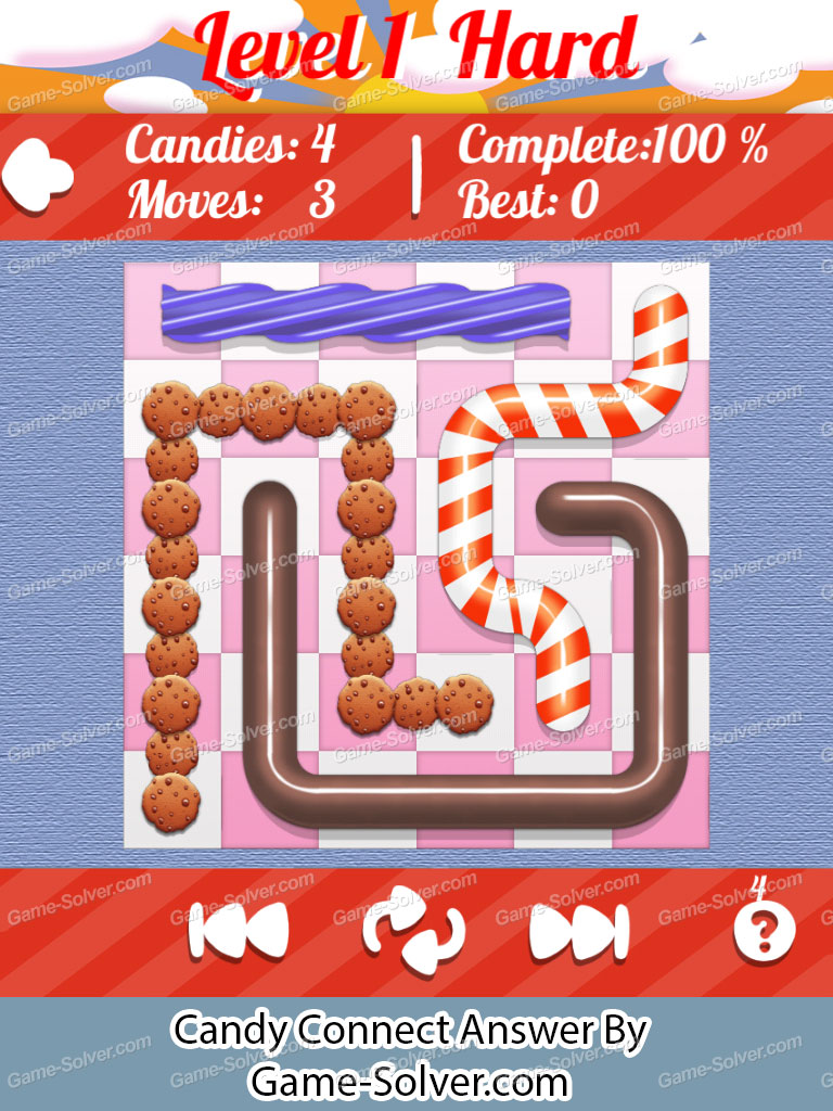 Candy Connect Yellow Pack Hard Level 1 • Game Solver