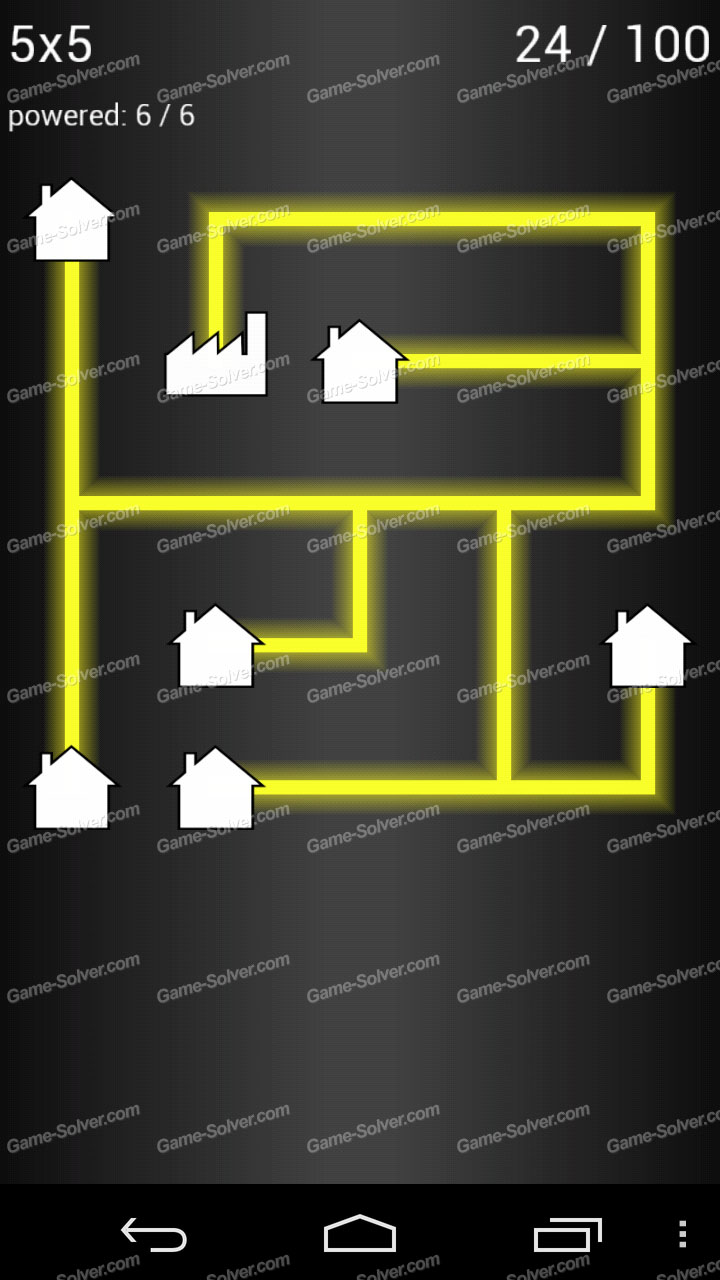 Power Flow 5x5 Level 24 • Game Solver