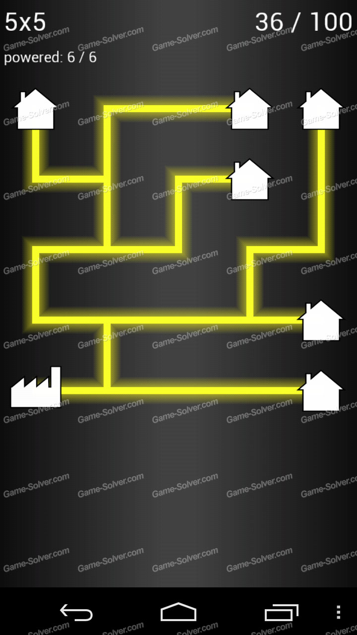 Power Flow 5x5 Level 36 • Game Solver
