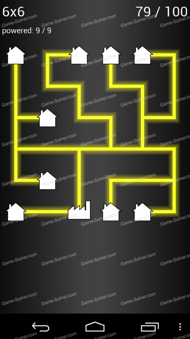 Power Flow 6x6 Level 79 • Game Solver