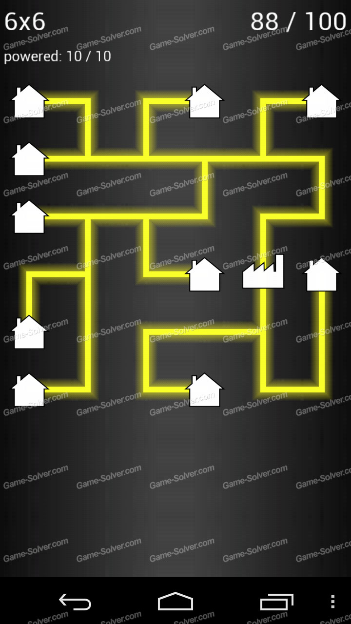 Power Flow 6x6 Level 88 • Game Solver