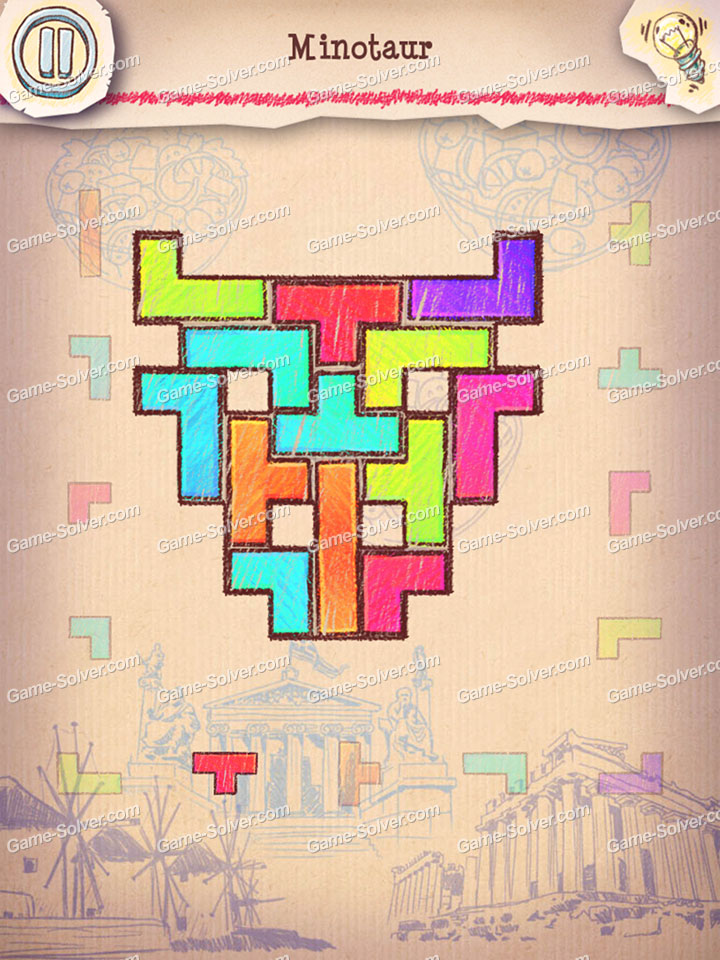 Doodle Fit 2 Minotaur Solution • Game Solver