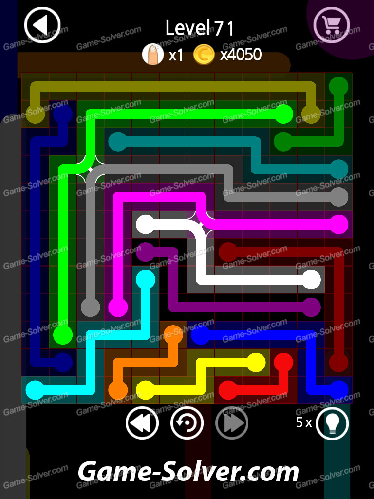 Flow Line Bend Grape Pack Level 71 • Game Solver