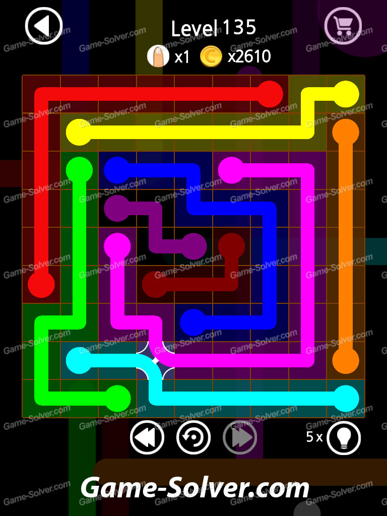 Flow Line Bend Jamong Pack Level 135 • Game Solver