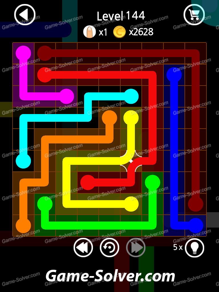 Flow Line Bend Jamong Pack Level 144 • Game Solver