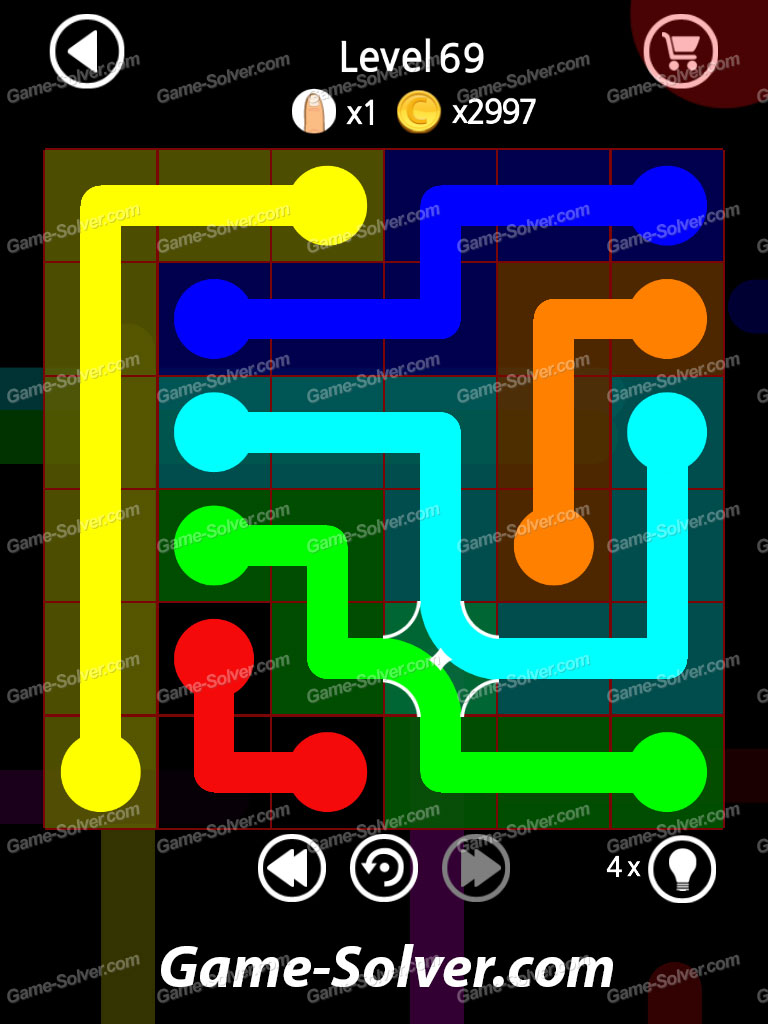 Flow Line Bend Lime Pack Level 69 • Game Solver