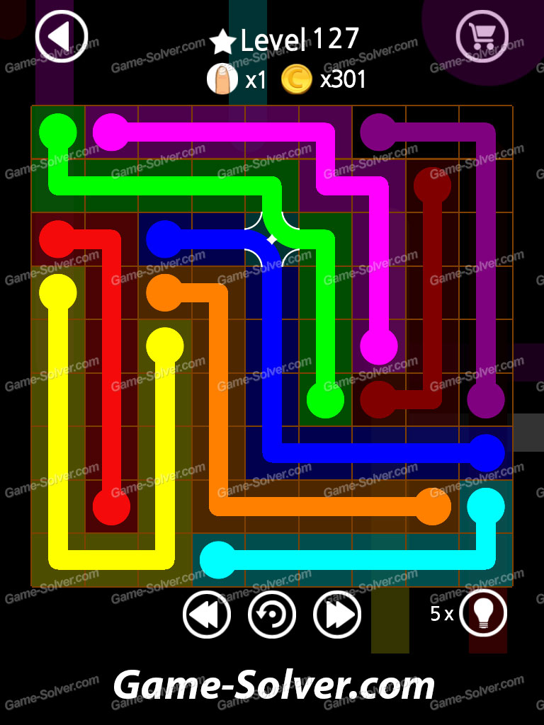 Flow Line Bend Mango Pack Level 127 • Game Solver