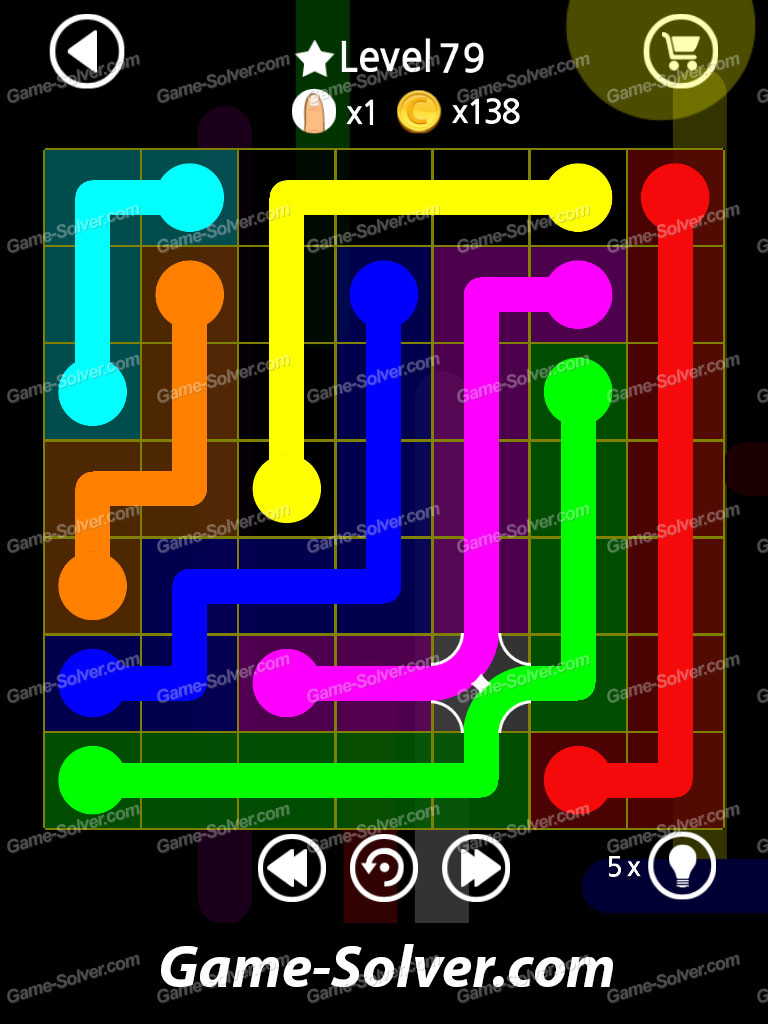 Flow Line Bend Mango Pack Level 79 • Game Solver
