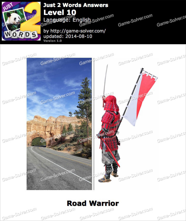 Just 2 Words Level 10 • Game Solver