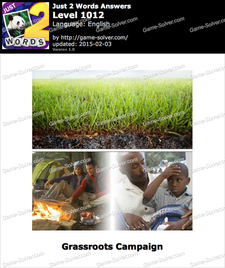 Just 2 Words Level 1012 • Game Solver