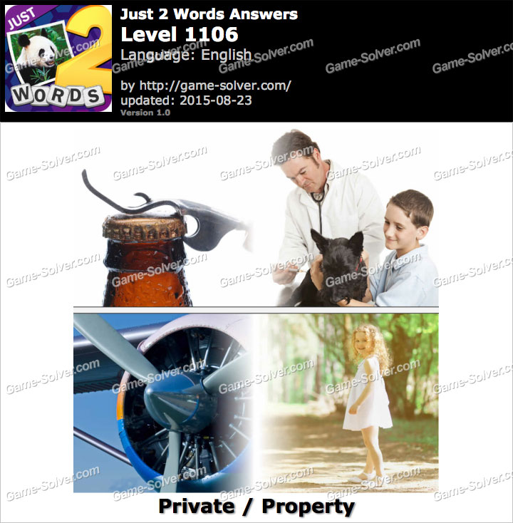 Just 2 Words Level 1106 • Game Solver