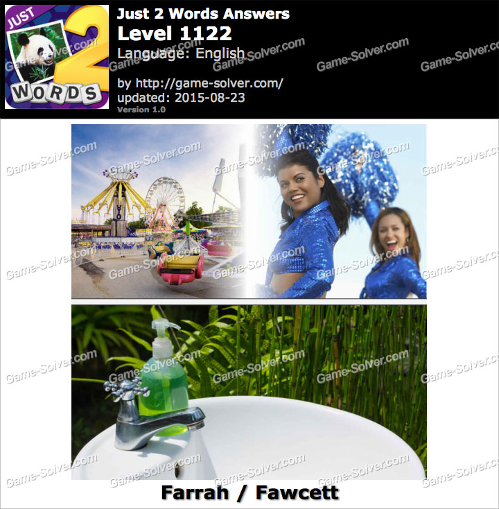 Just 2 Words Level 1122 • Game Solver