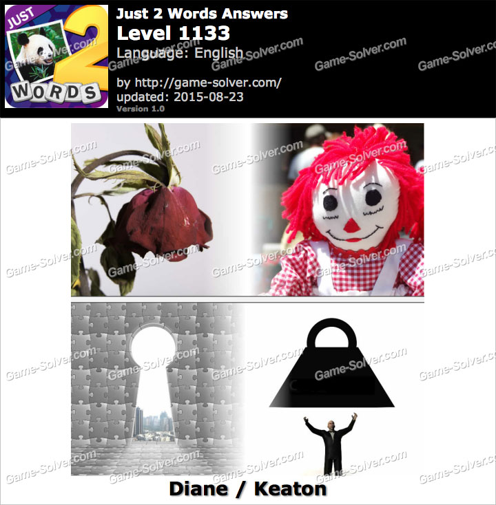 Just 2 Words Level 1133 • Game Solver