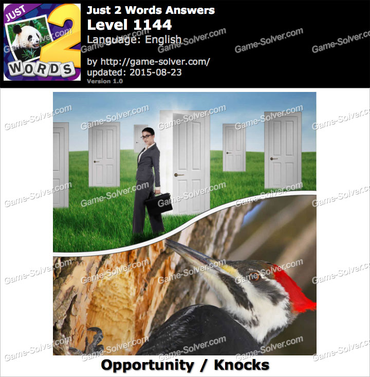 Just 2 Words Level 1144 • Game Solver