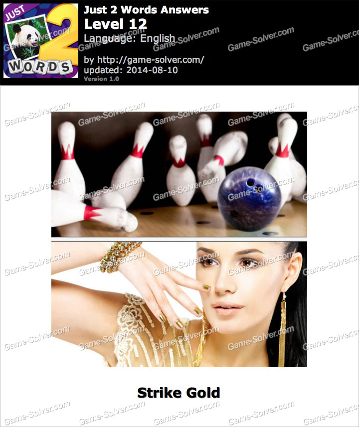 Just 2 Words Level 12 • Game Solver