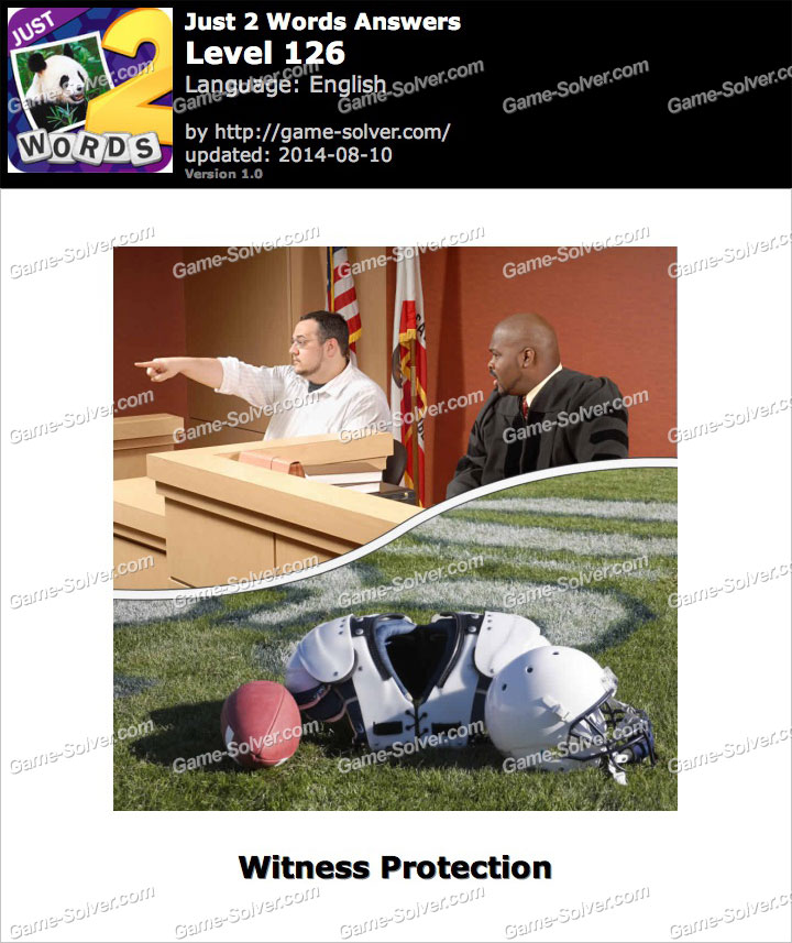 Just 2 Words Level 126 • Game Solver