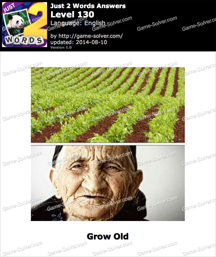 Just 2 Words Level 130 • Game Solver