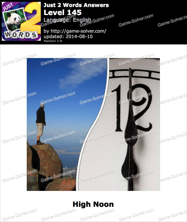 Just 2 Words Level 145 • Game Solver