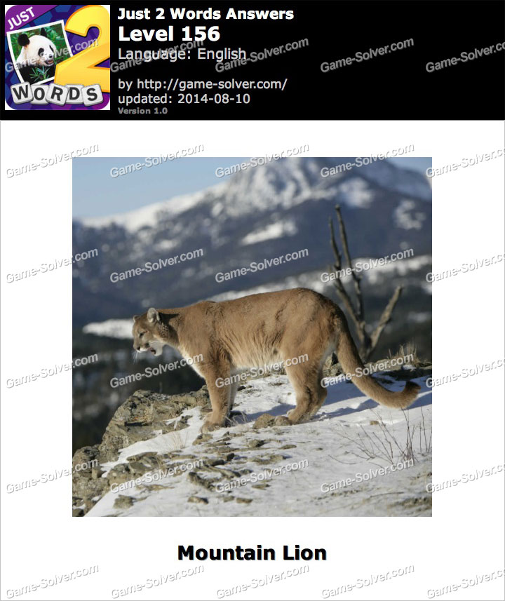 Just 2 Words Level 156 • Game Solver