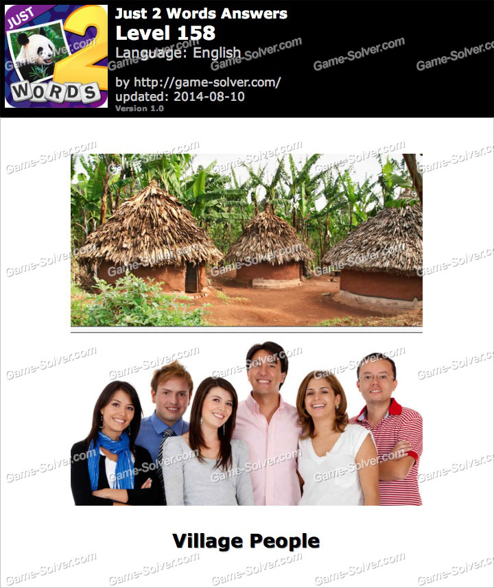 Just 2 Words Level 158 • Game Solver