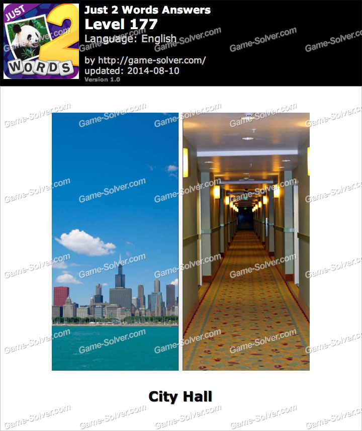 Just 2 Words Level 177 • Game Solver