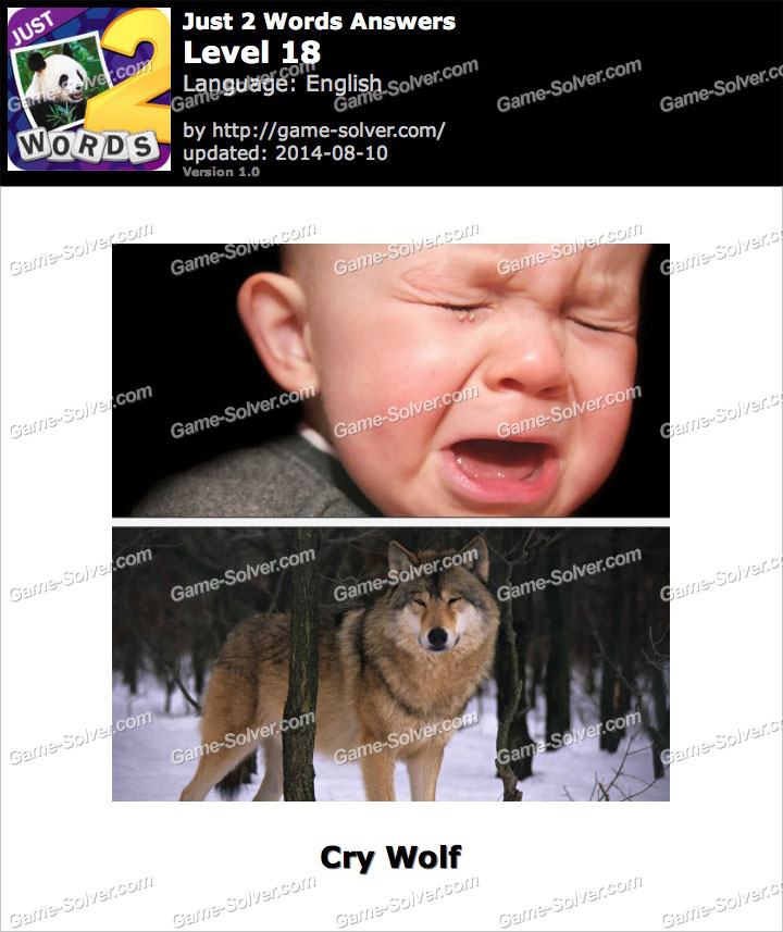 Just 2 Words Level 18 • Game Solver