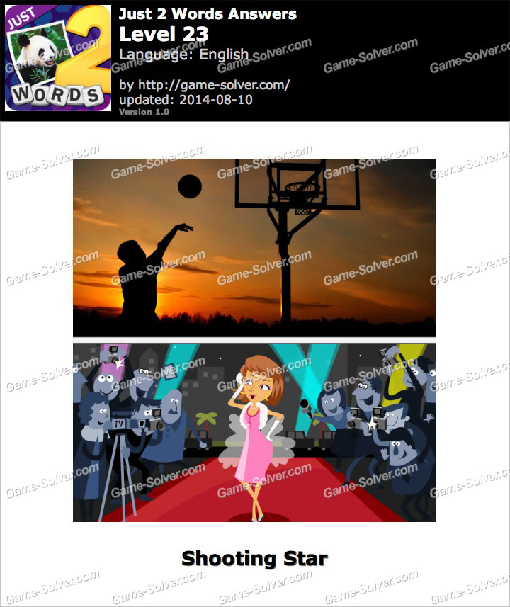 Just 2 Words Level 23 • Game Solver