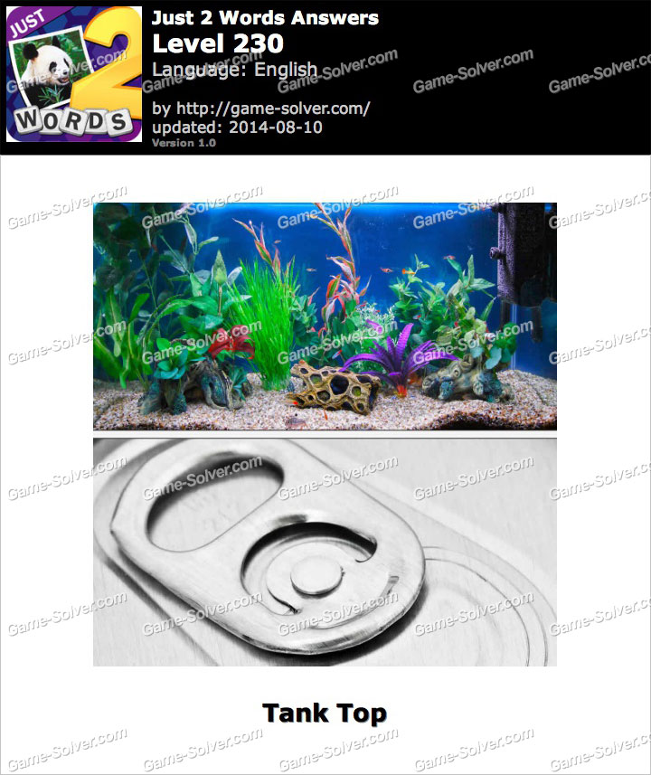 Just 2 Words Level 230 • Game Solver