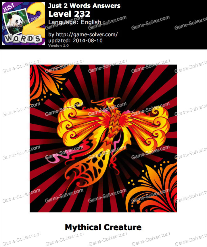 Just 2 Words Level 232 • Game Solver