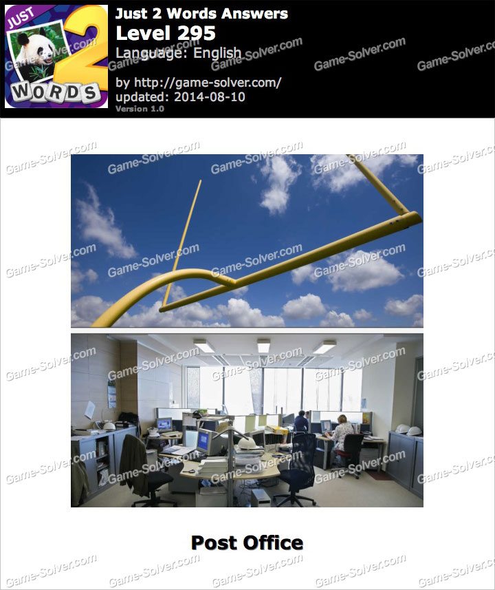 Just 2 Words Level 295 • Game Solver