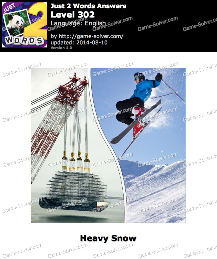 Just 2 Words Level 302 • Game Solver