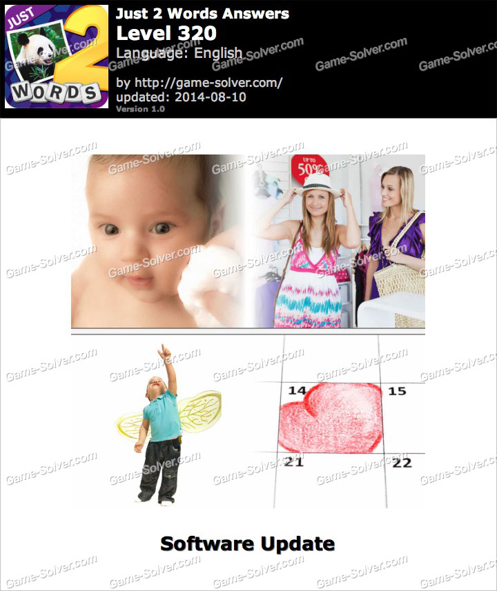 Just 2 Words Level 320 • Game Solver