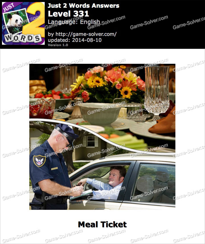 Just 2 Words Level 331 • Game Solver