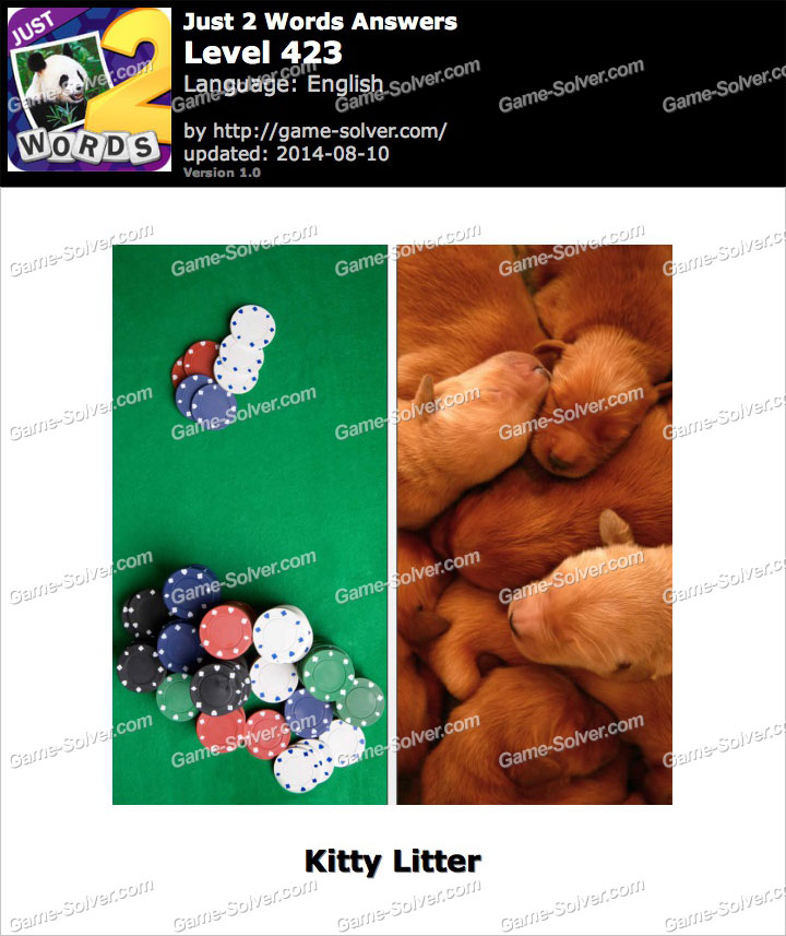 Just 2 Words Level 423 • Game Solver