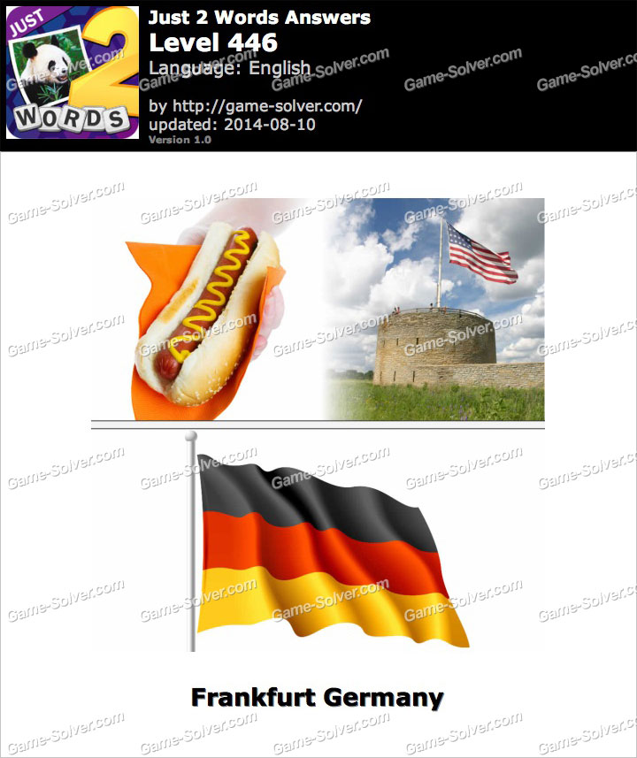 Just 2 Words Level 446 • Game Solver