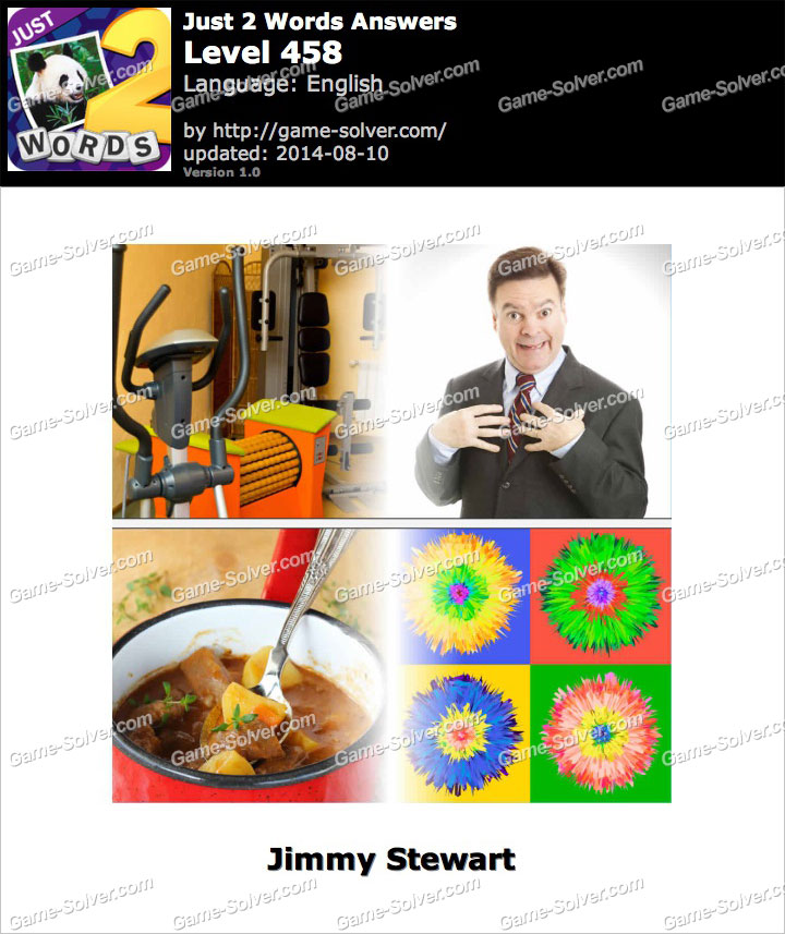 Just 2 Words Level 458 • Game Solver