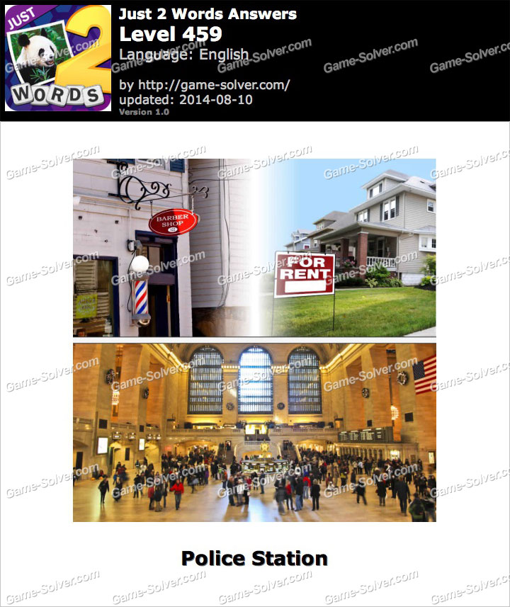 Just 2 Words Level 459 • Game Solver