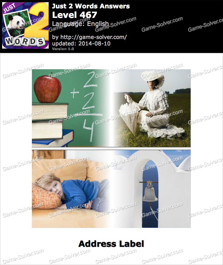 Just 2 Words Level 467 • Game Solver