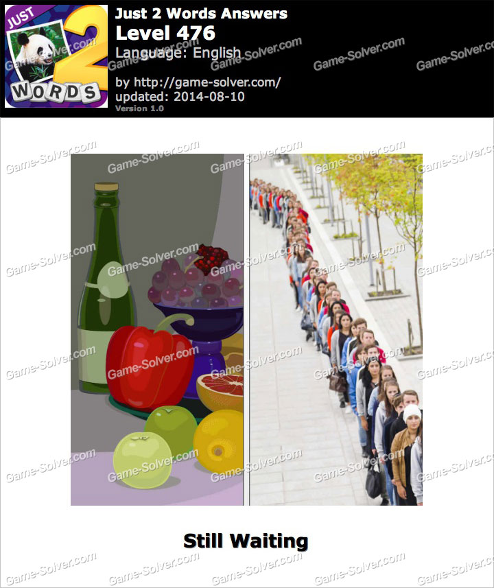 Just 2 Words Level 476 • Game Solver