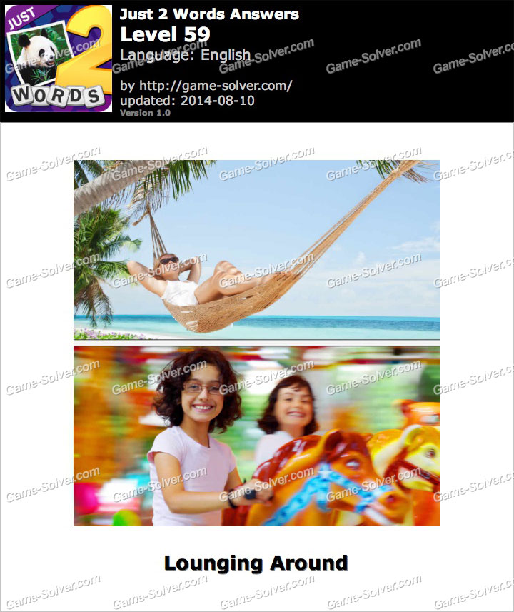 Just 2 Words Level 59 • Game Solver