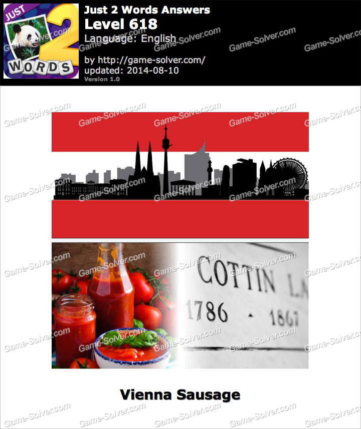 Just 2 Words Level 618 • Game Solver