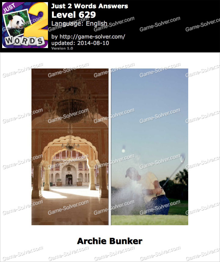 Just 2 Words Level 629 • Game Solver