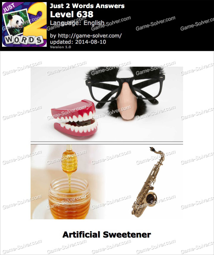 Just 2 Words Level 638 • Game Solver