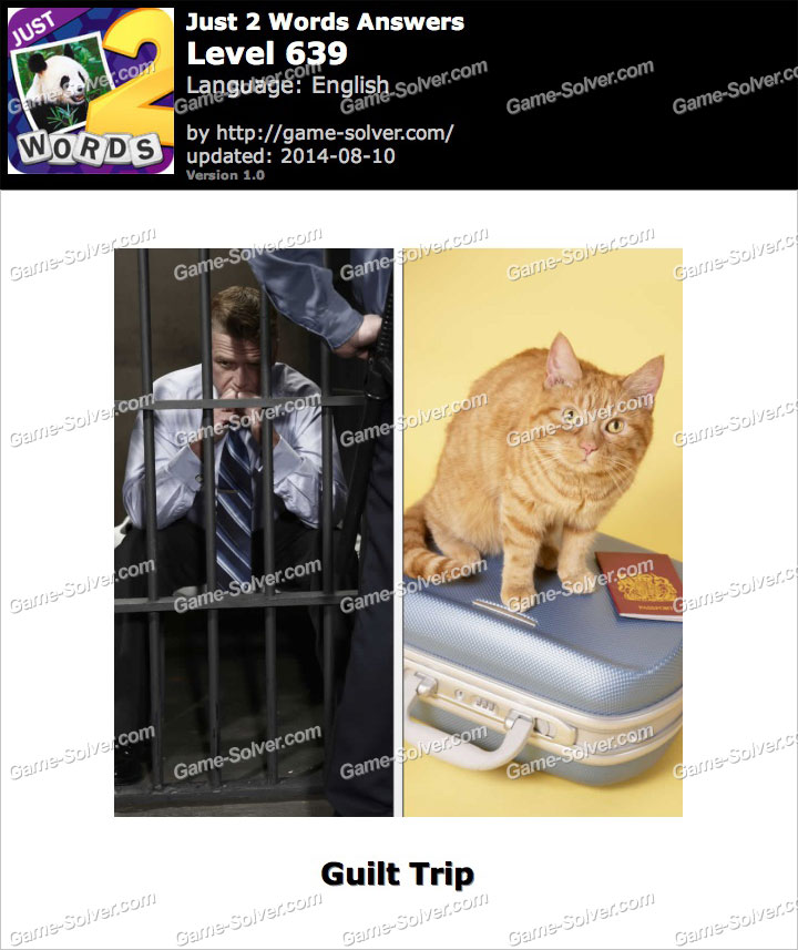 Just 2 Words Level 639 • Game Solver